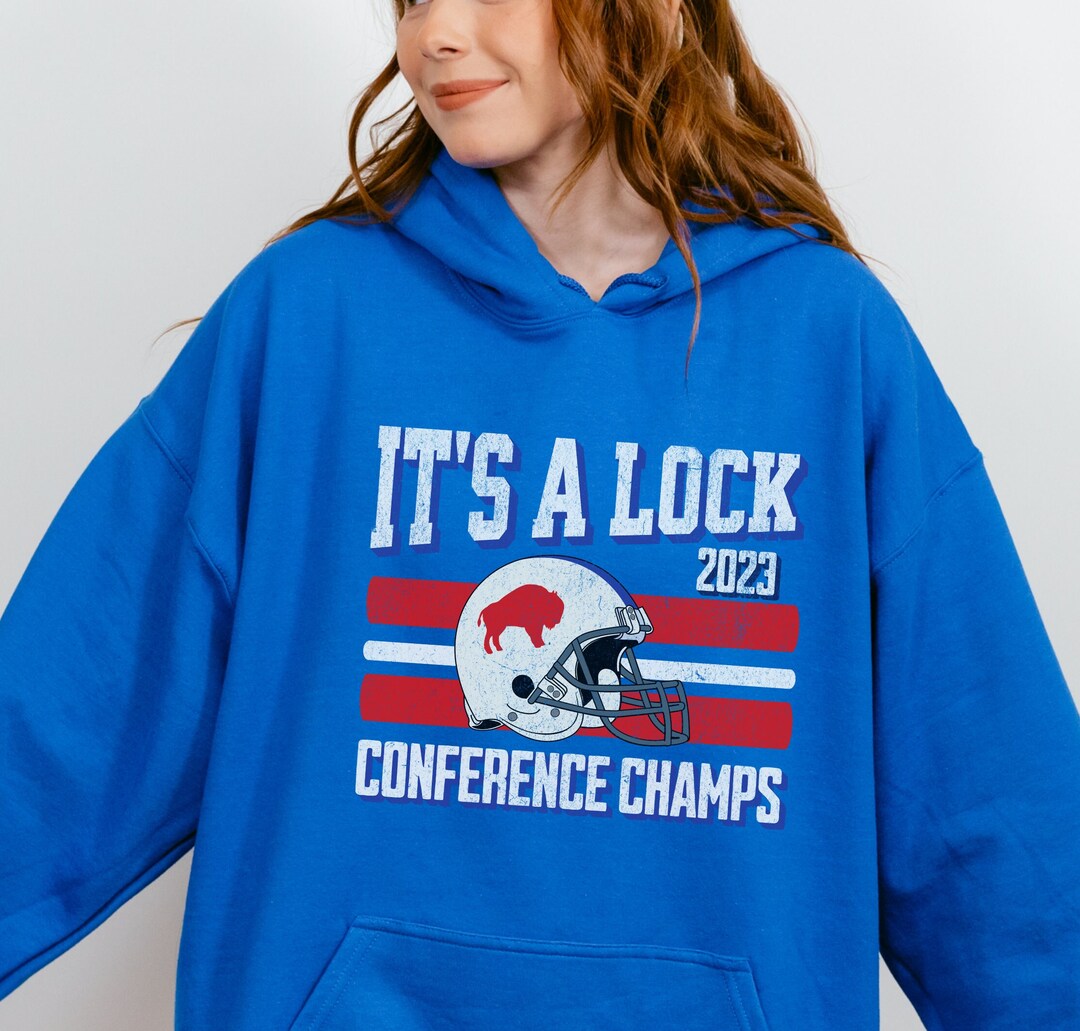 Its a Lock Buffalo Champion Sweat Shirt, Bills Football Hoodie Buffalo ...