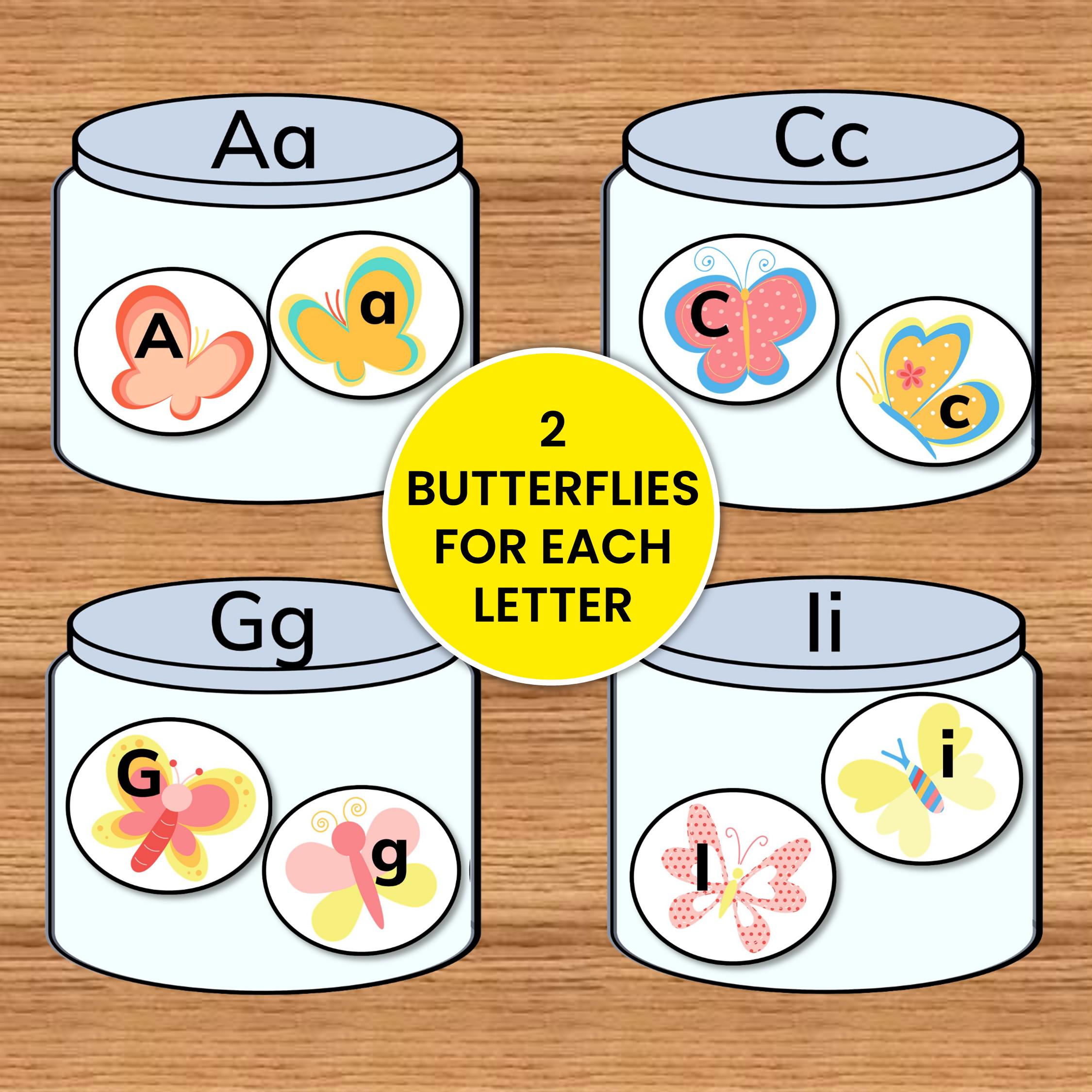 Alphabet Matching Game: Montessori Preschool ABC Activity (digital ...
