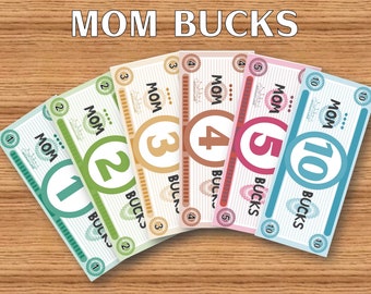 Mom Money Printable - Etsy