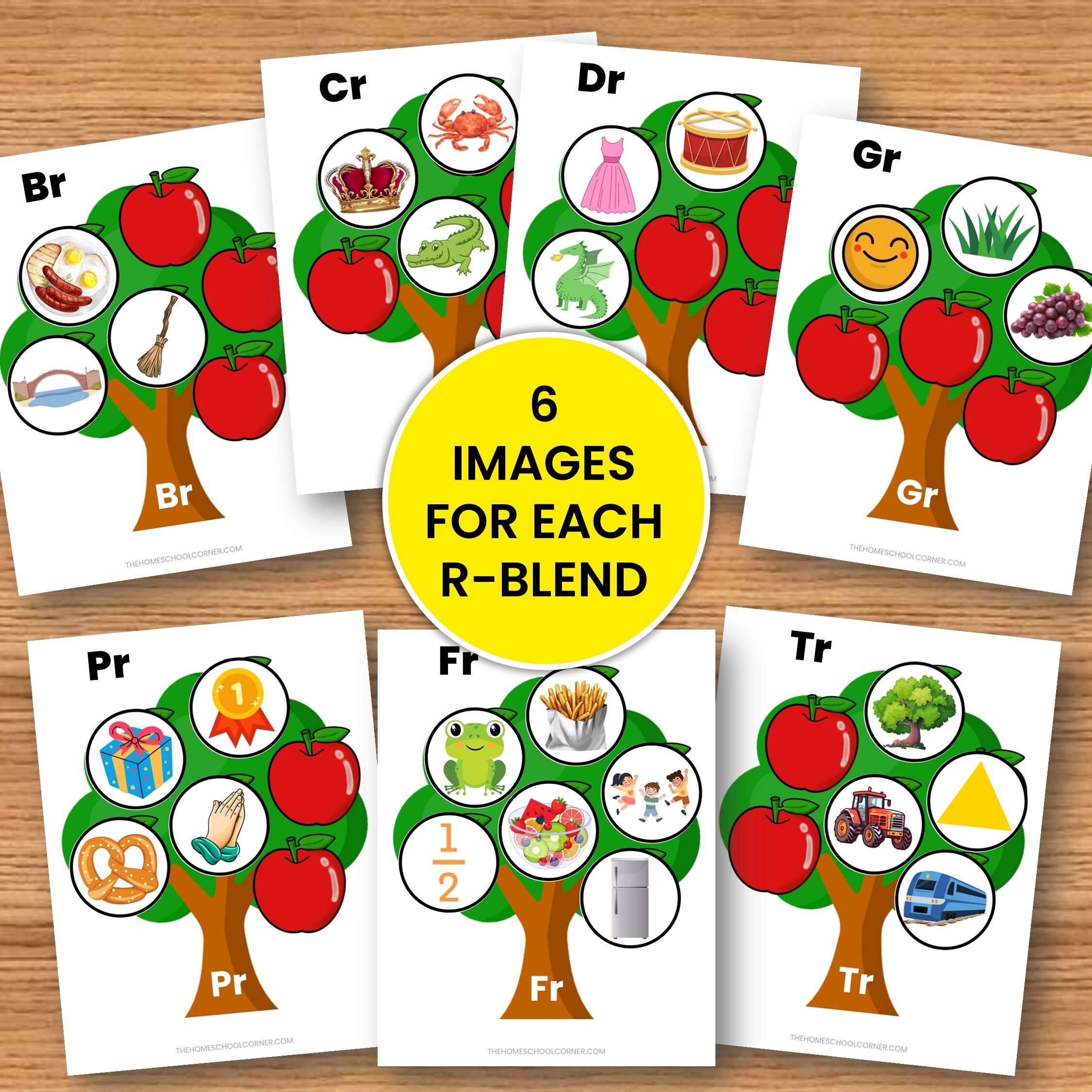 R-blends Sorting Activity: Printable Montessori Language Materials (PDF ...