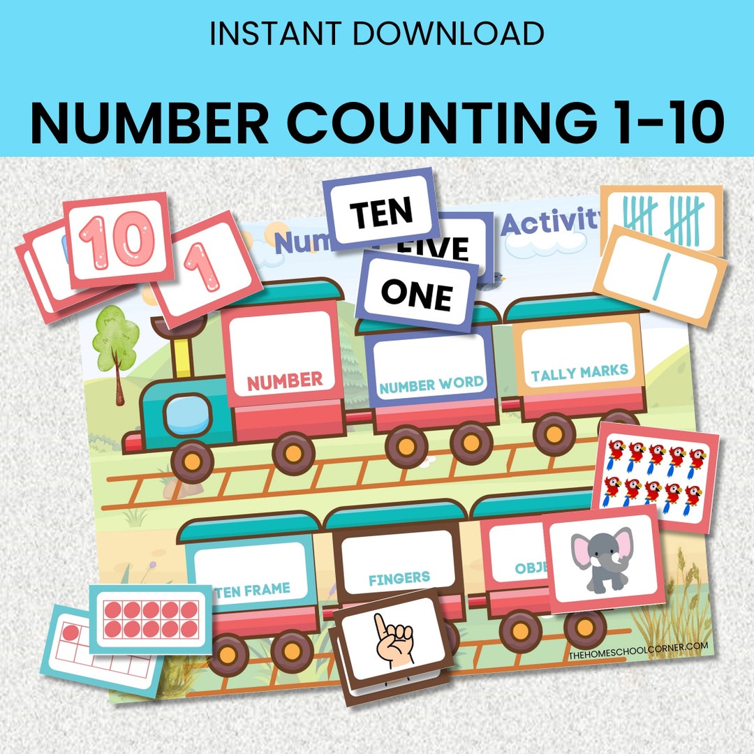 Engaging Number Matching Activities for Kids | Learn Numbers 1-10 ...