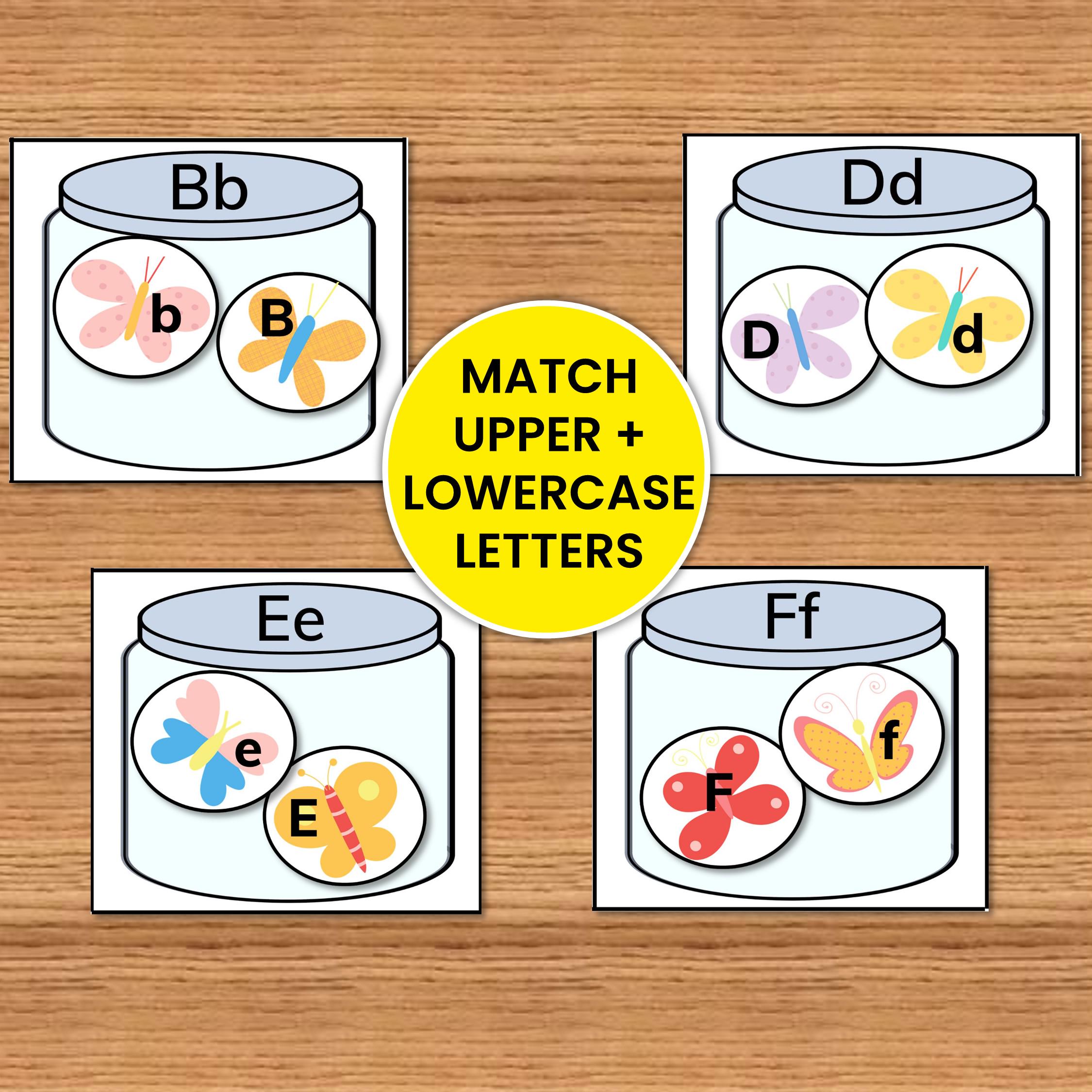 Alphabet Matching Game: Montessori Preschool ABC Activity (digital ...