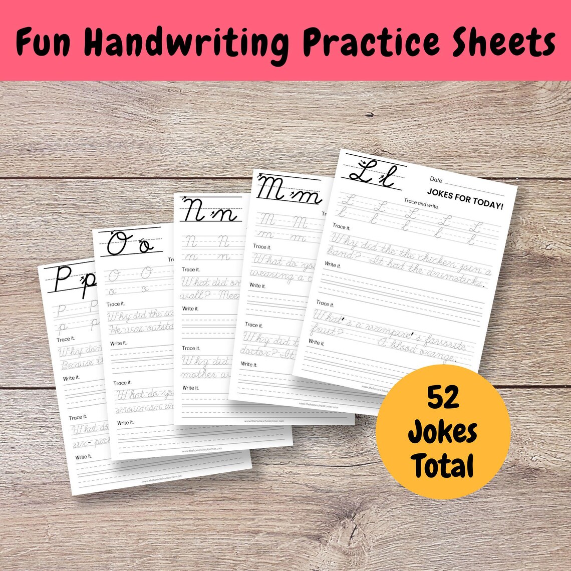 Cursive Sentence Writing: Fun Jokes of the Day Write Sentences, Cursive ...