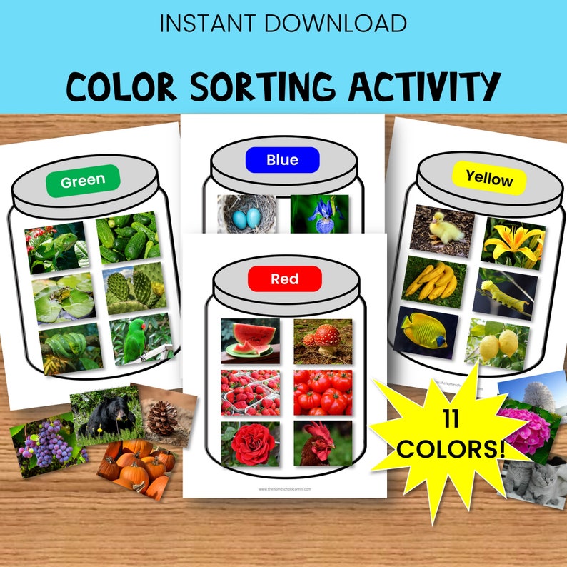 Color Sorting Activities, Color Learning, Color Pictures, Color Names ...