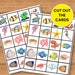Sea Life Memory Game, Matching Pictures, Ocean Animals Activity ...