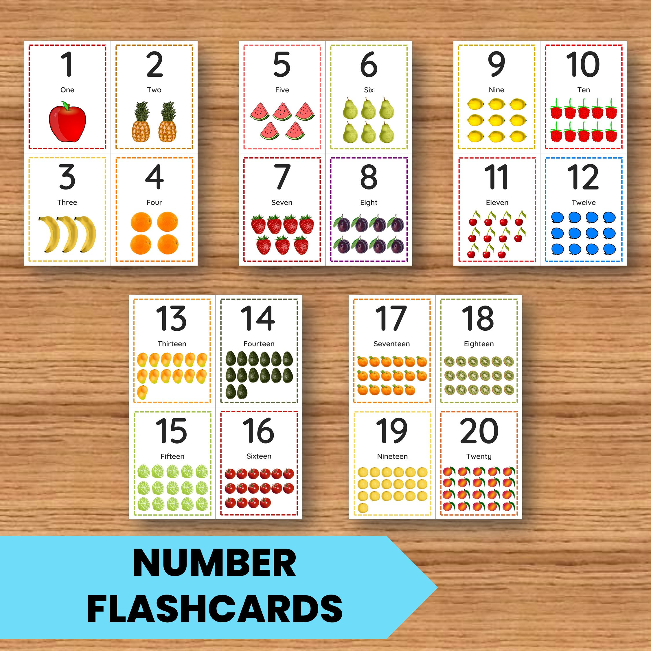 Preschool Flash Cards Bundle: Alphabet, Numbers, Shapes, Colors ...