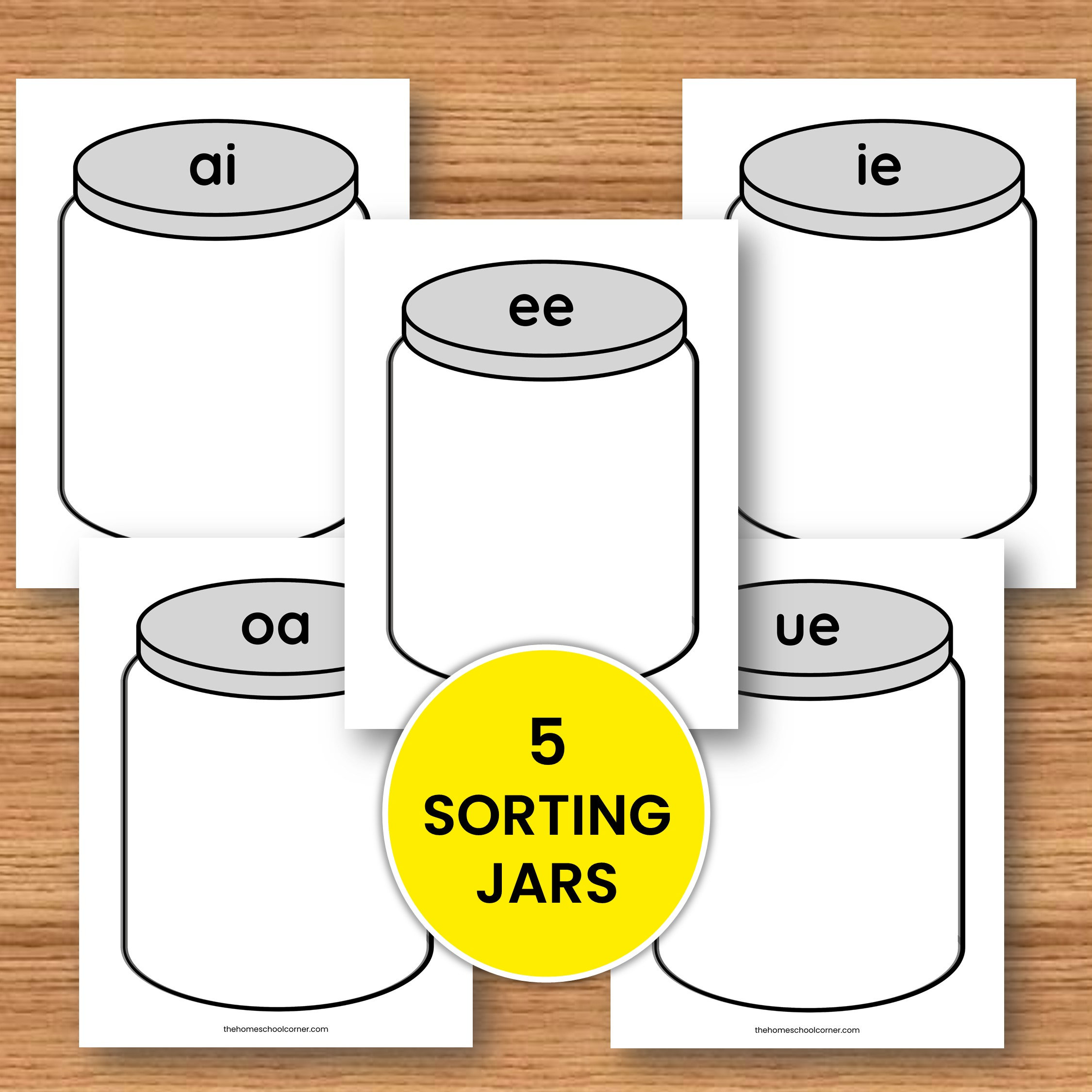 Vowel Digraph Sorting Activity, Long Vowels Ai Ee Ie Oa Ue, Vowel Teams ...