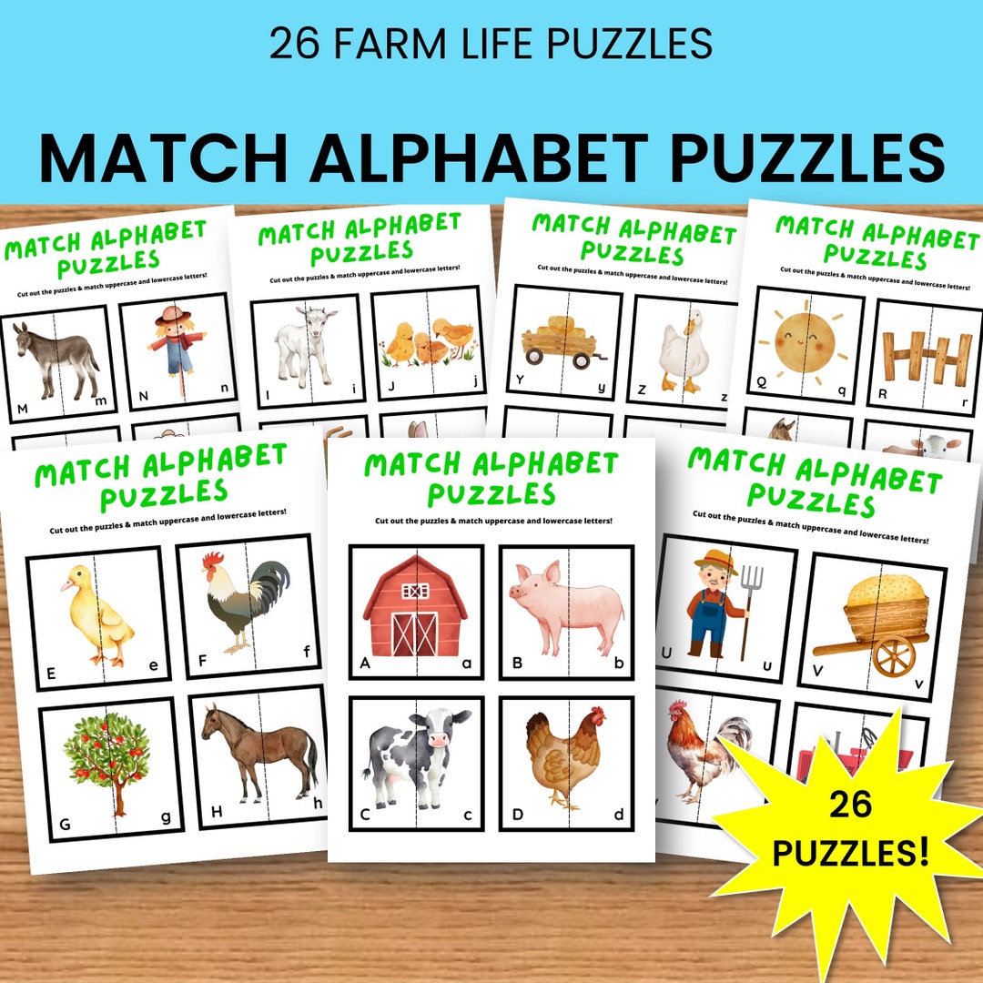 Alphabet Puzzle Kids, Alphabet Game, Alphabet Learning, Alphabet ...