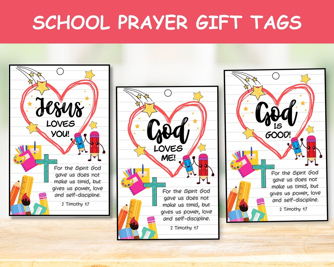 Printable Christian Gift Tag: Back to School Lunch Box Notes - Etsy Canada