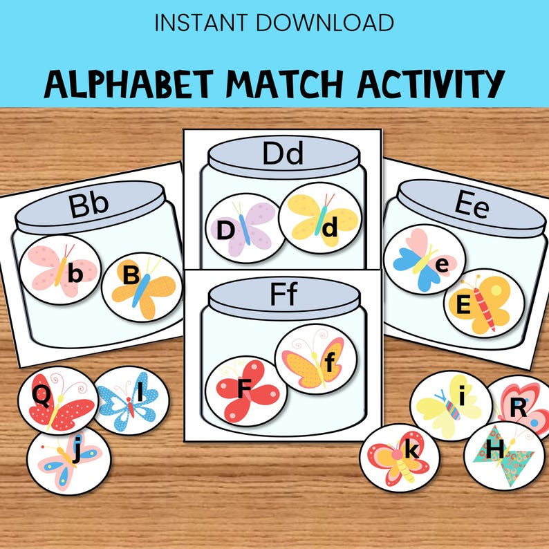 Alphabet Busy Book Preschool, Montessori ABC, Sorting Activity ...