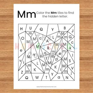 Alphabet I Spy, Find the Hidden Letter, Alphabet Worksheets for Kids ...