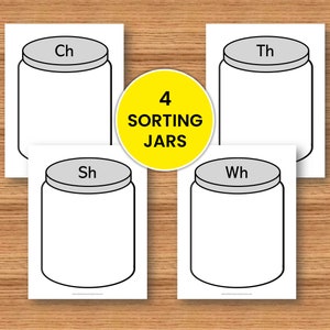 Digraph Sorting Activity: Initial Consonant Sounds, Homeschool ...