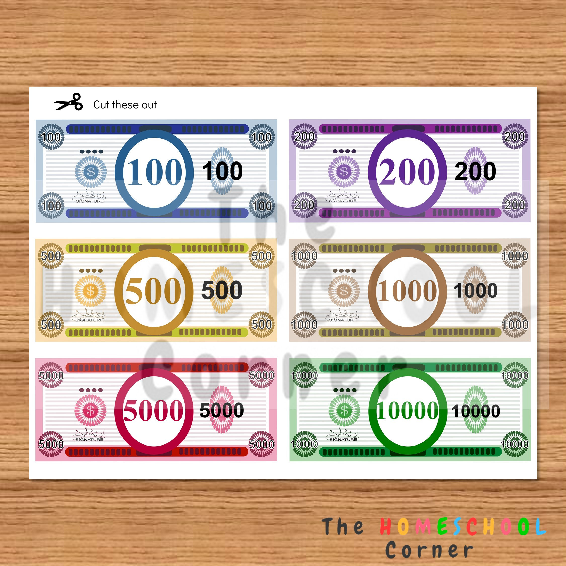 Printable Play Money, Custom Play Money, Party Money, Pretend Money ...