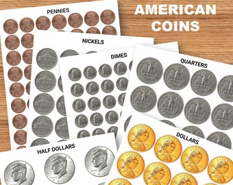 Play Money Printable for Dramatic Pretend Play, Currency for Kids ...