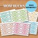 Mom Bucks Chart, Earn Spend Printable Charts, Chore Chart, Reward ...