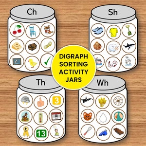 Digraph Sorting Activity: Initial Consonant Sounds, Homeschool ...