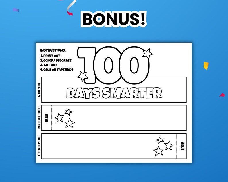 100th Day of School Paper Crown: 100 Days Classroom Activity (PDF ...