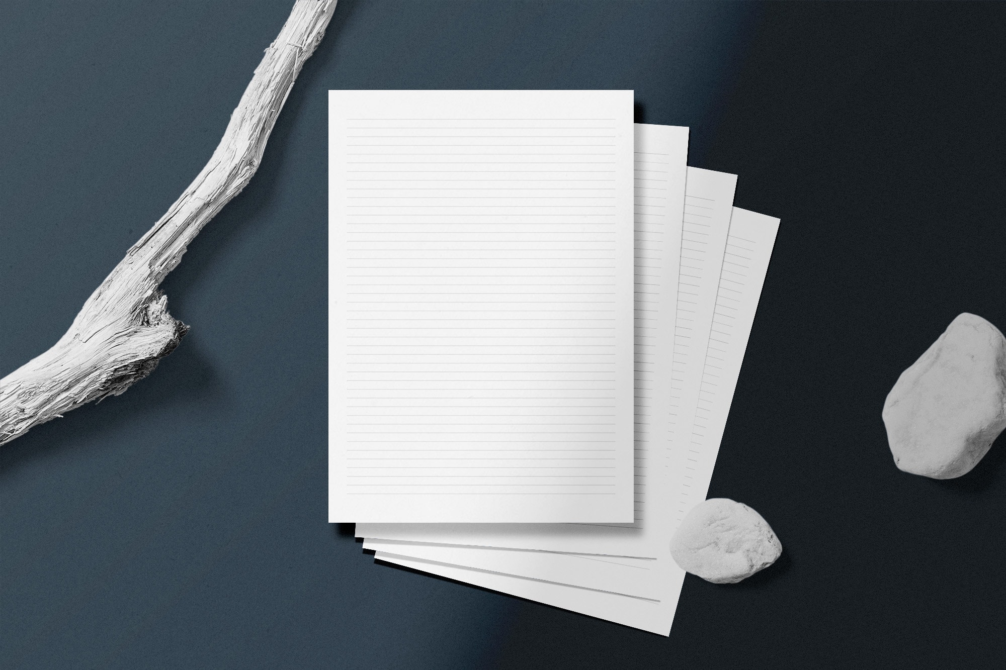 Printable Lined Paper PDF. Wide Ruled Paper. College Ruled Paper ...