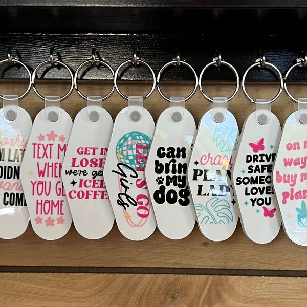 Preppy Keychain - Etsy