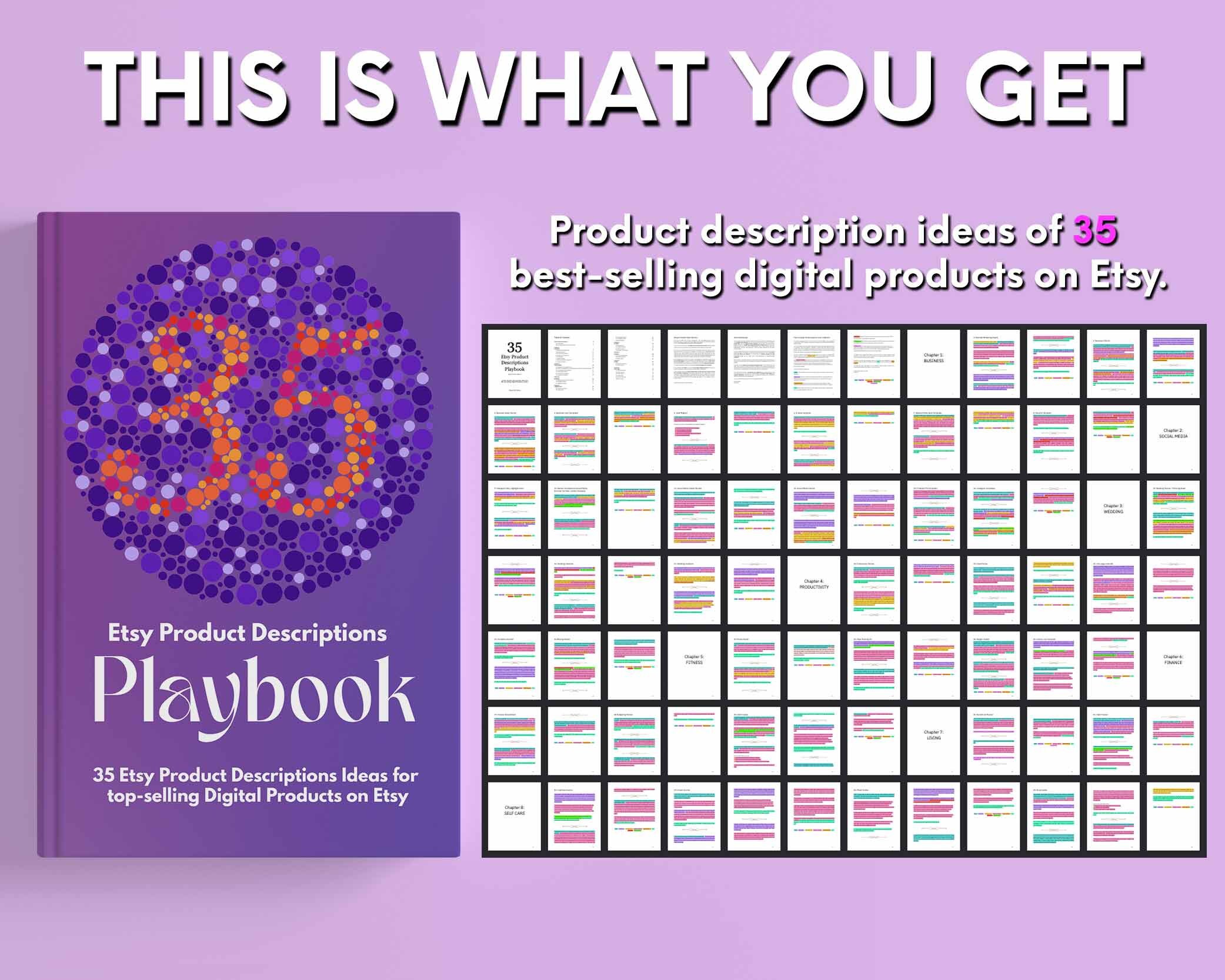 Etsy Product Descriptions Playbook | How to Sell on Etsy Successfully | Product Listing Template ...