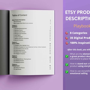 Etsy Product Descriptions Playbook | How to Sell on Etsy Successfully | Product Listing Template ...