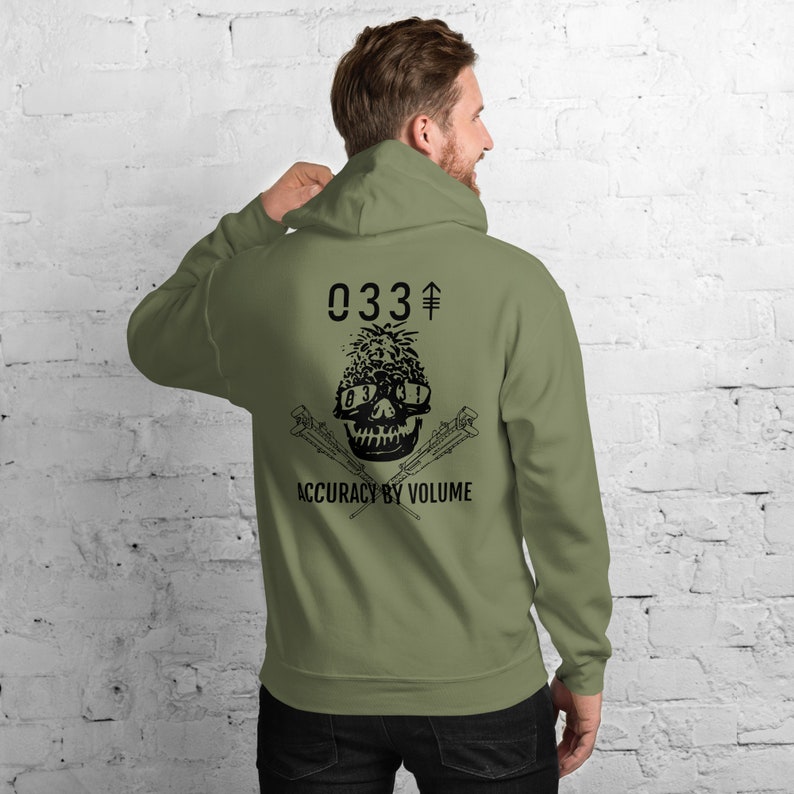 Heavy Guns Military Hoodie, 0331, Machine Gunner, Marine, Weapons ...