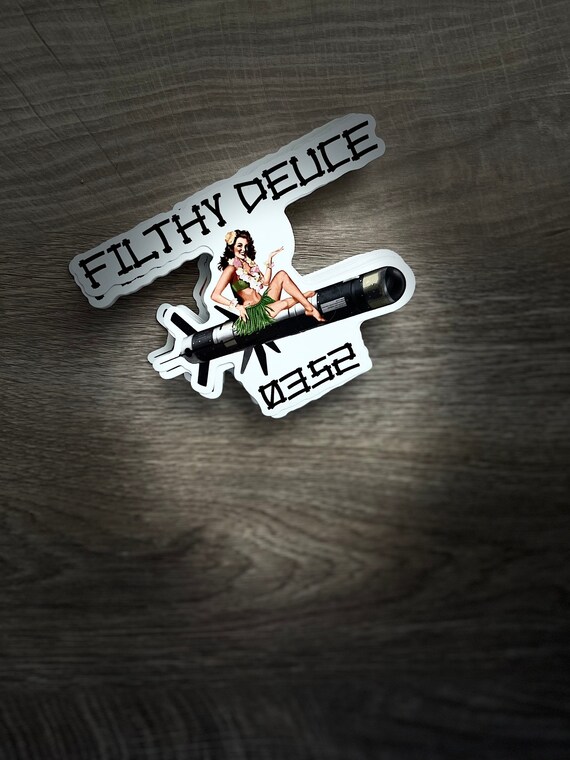 0352 Filthy Deuce Sticker - Etsy