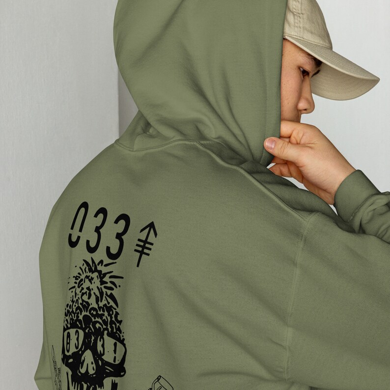 Heavy Guns Military Hoodie, 0331, Machine Gunner, Marine, Weapons ...