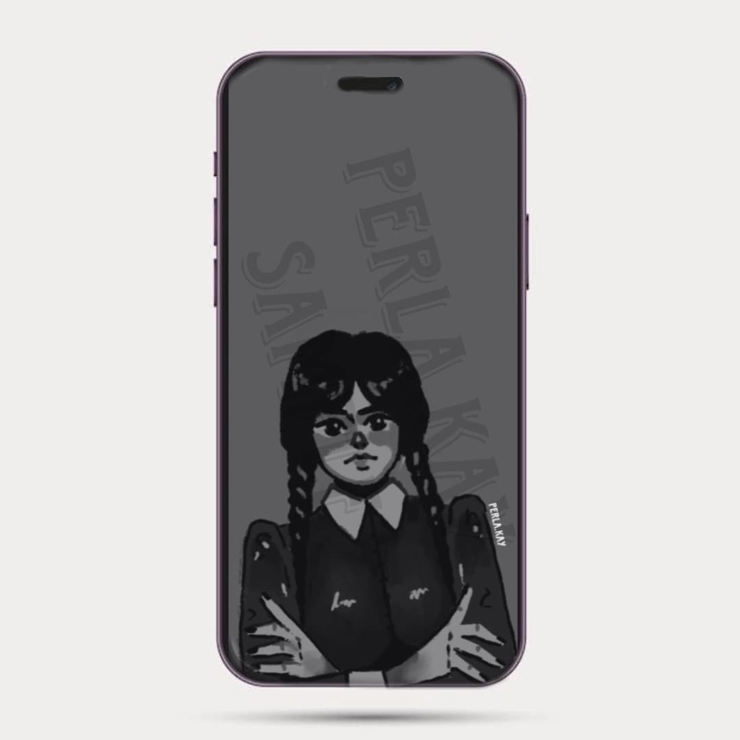 Wednesday Phone Wallpaper - Etsy