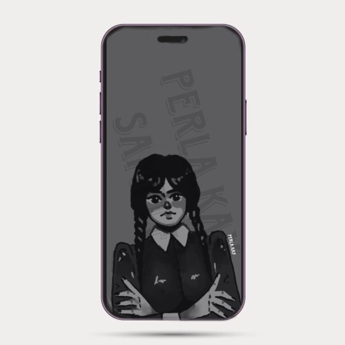 Wednesday Phone Wallpaper - Etsy