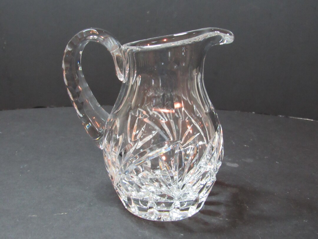 Barski Hand Cut Crystal Pitcher 24 Oz. Hand Blown Crystal SH - Etsy