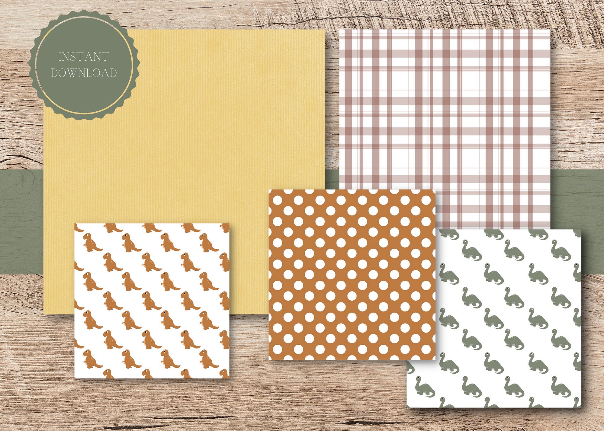 Dinosaur Digital Paper, Dino Digital Paper, Dinosaur Wall Paper ...