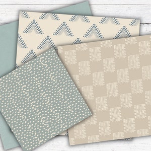 14 Boho Digital Papers, Boho Scrapbook Paper, Boho Backgrounds, Boho ...