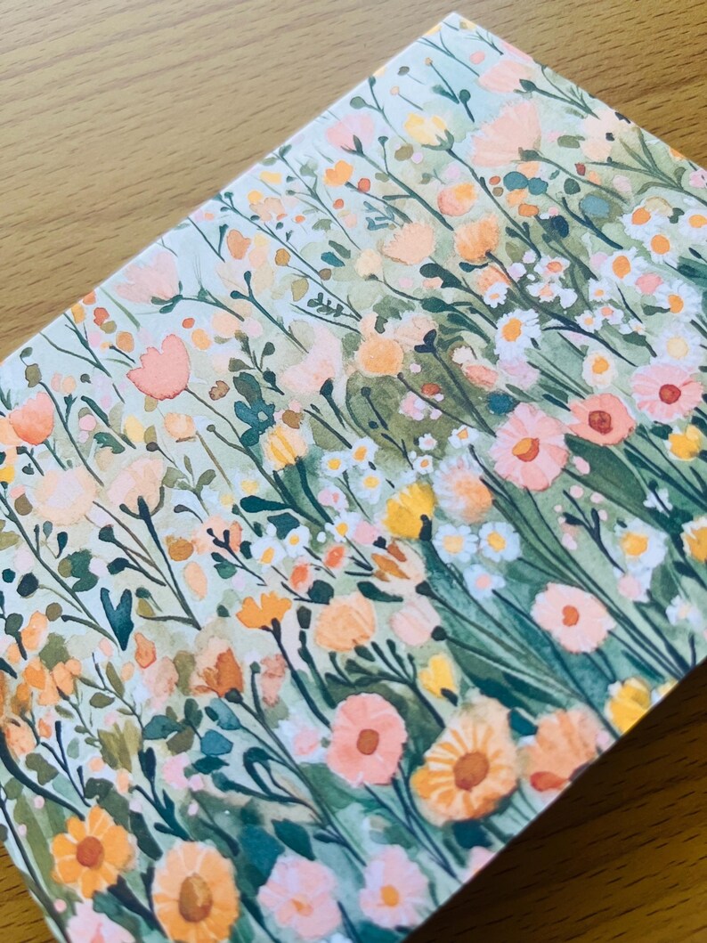 Wildflowers Field Note Cards, Wildflowers Note Cards, Note Cards With ...
