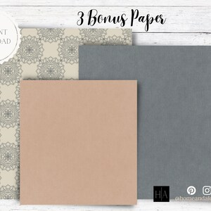 Digital Papers, Boho Scrapbook Paper, Boho Backgrounds, Boho Patterns ...