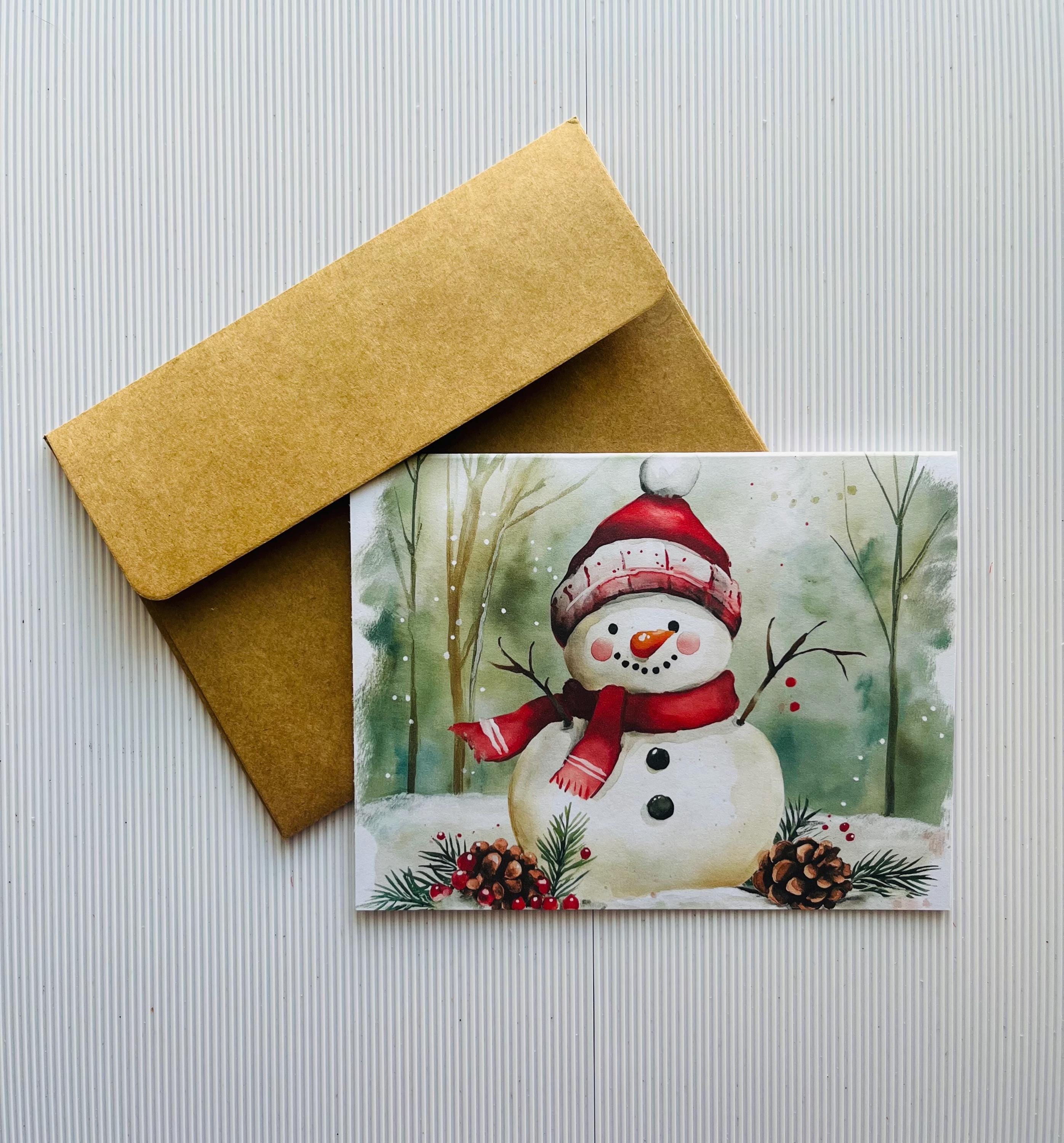 Christmas Cards, Christmas Note Cards, Note Cards With Envelopes, Blank ...