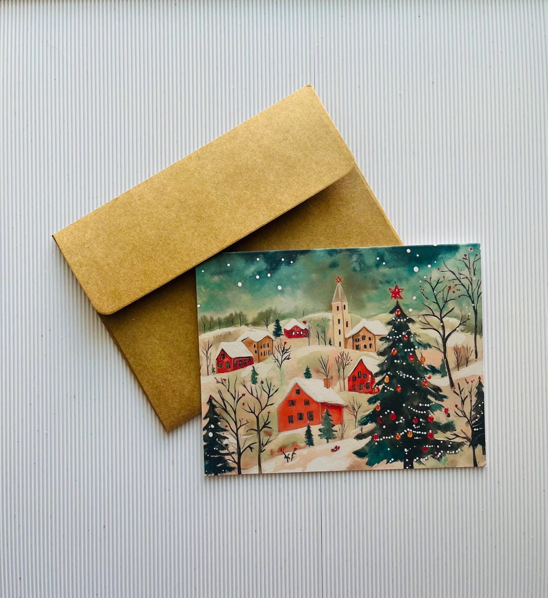 Christmas Cards, Christmas Note Cards, Note Cards With Envelopes, Blank ...
