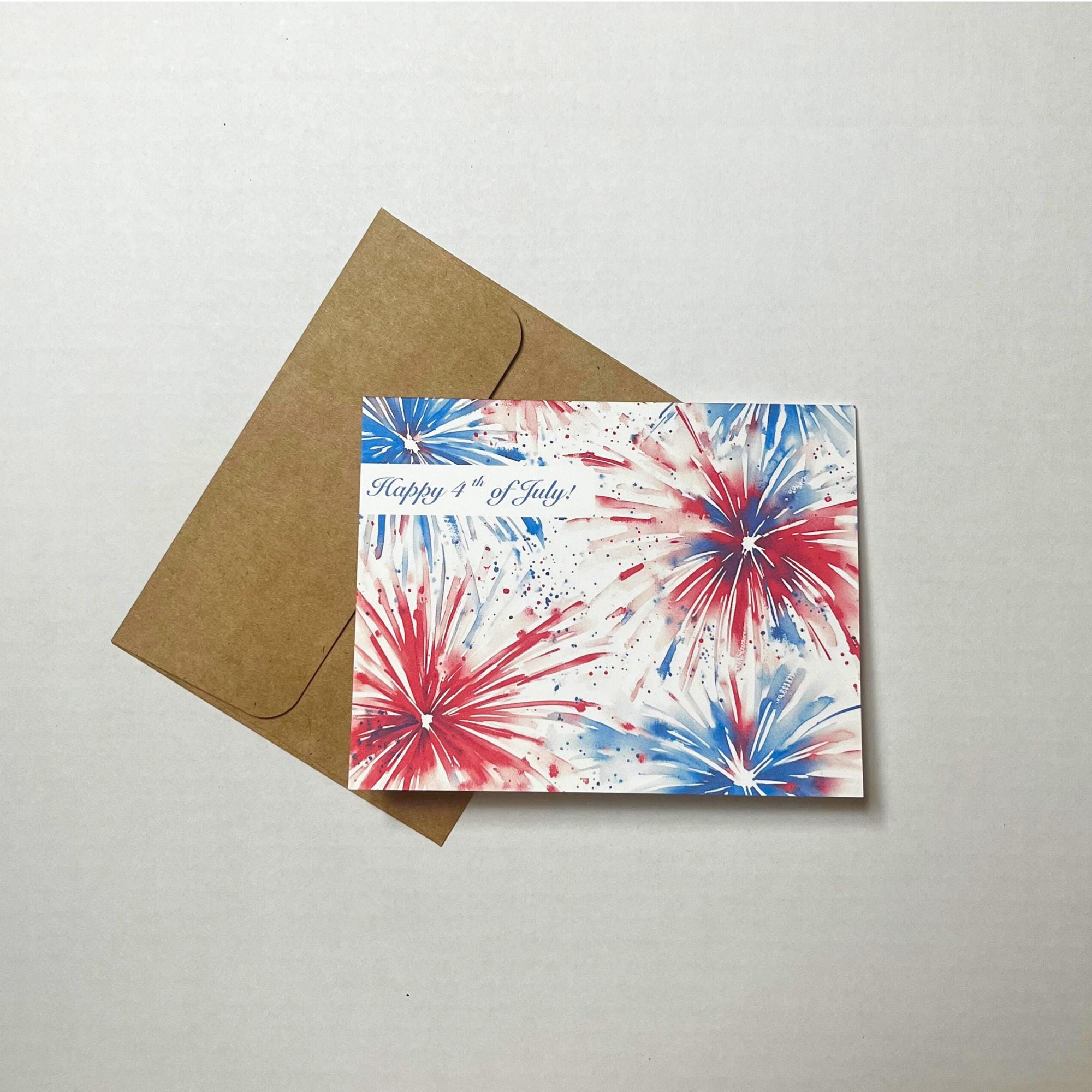 Happy 4th of July Cards, Happy 4th of July Notecards, Blank Notecards ...