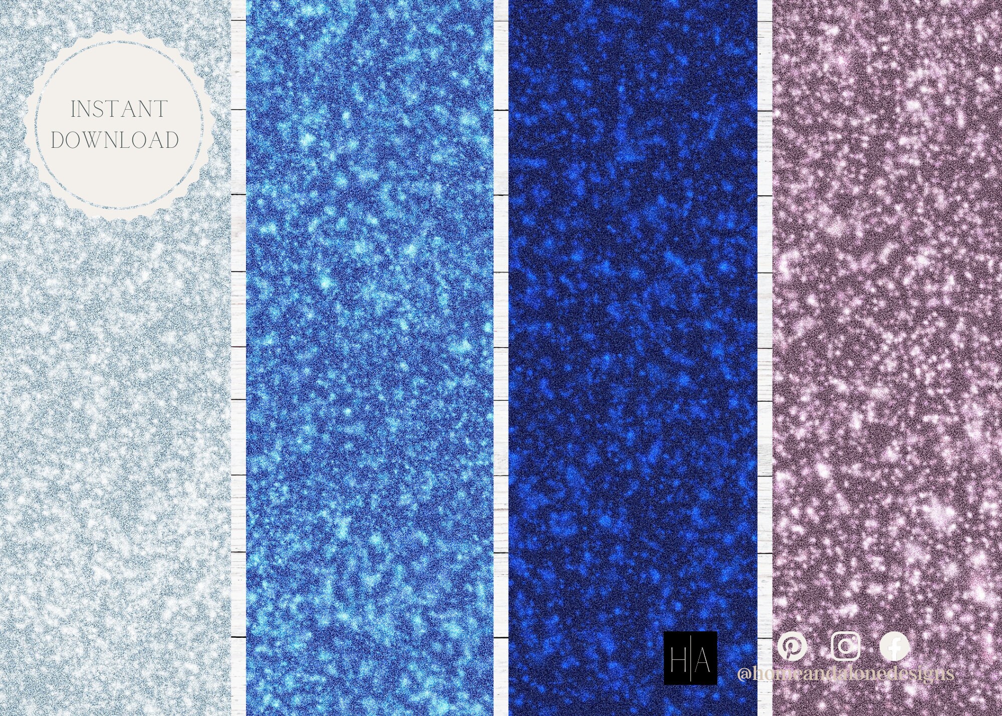 14 Christmas Glitter Digital Papers, Glitter Scrapbook Paper, Glitter ...