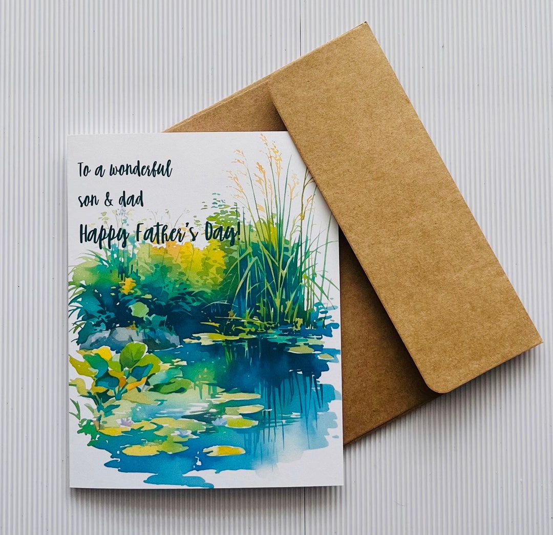 Son Father’s Day Cards, Father’s Day Cards, Greeting Cards, Pond Father ...