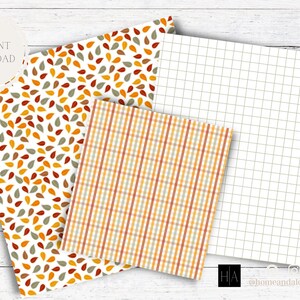14 Fall Digital Papers, Fall Scrapbook Paper, Fall Backgrounds, Fall ...