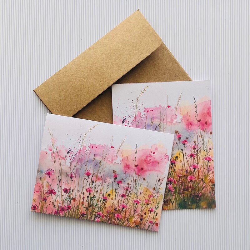 Blank Note Card Set - Etsy