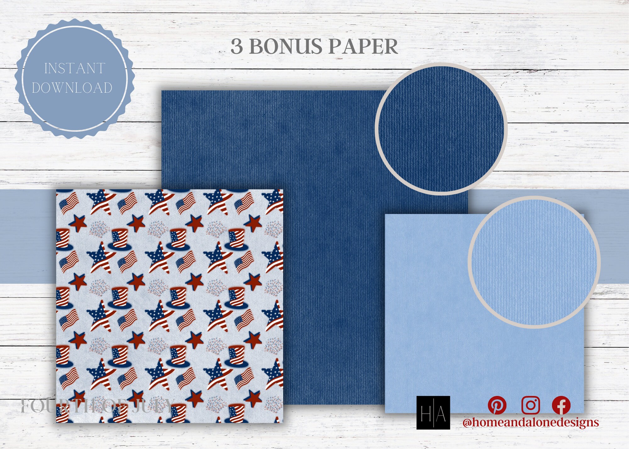 Digital Papers, Patriotic Scrapbook Paper, Patriotic Backgrounds ...