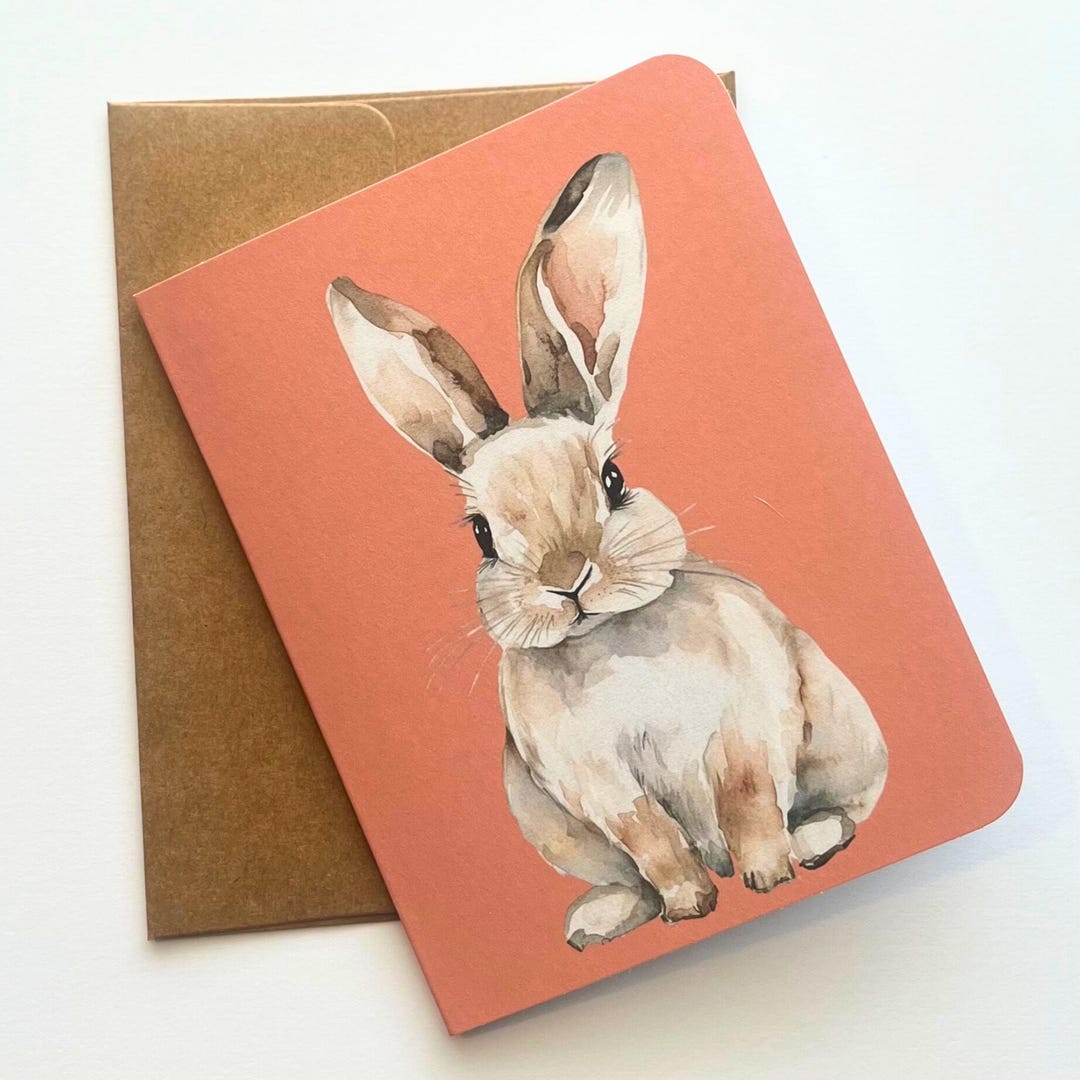 Easter Bunny Notecards, Easter Note Cards, Note Cards, Blank Cards ...