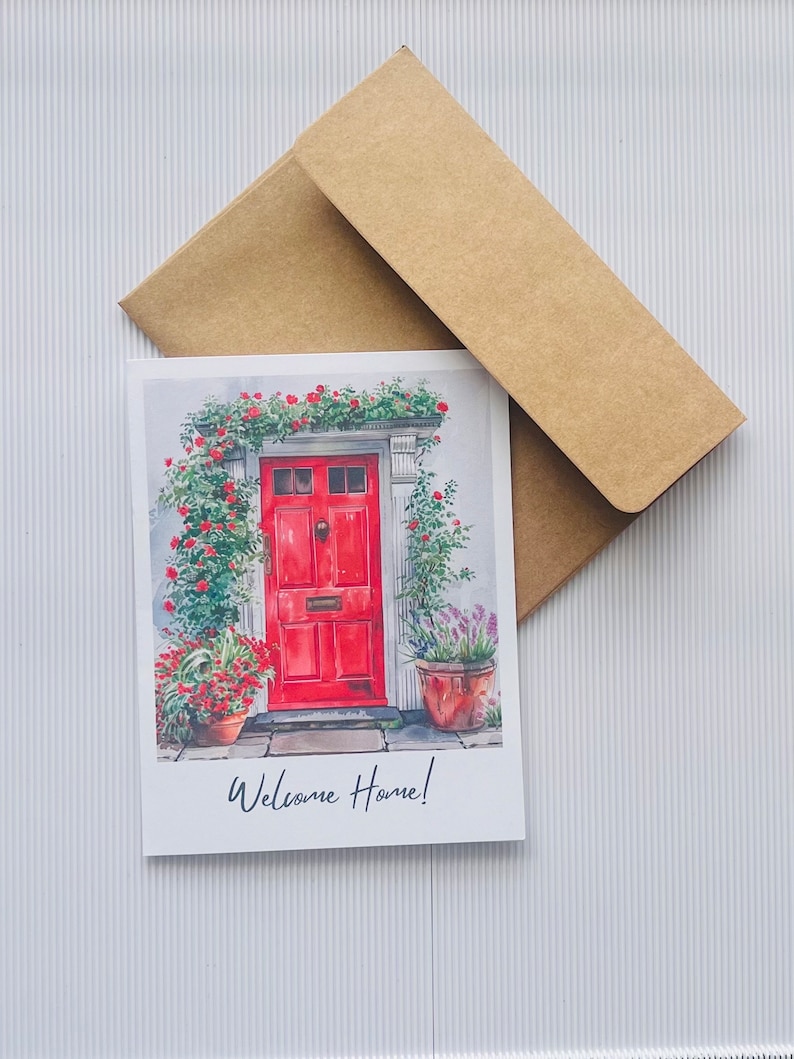 Welcome Home Card, Housewarming Greeting Card, Greeting Cards With ...