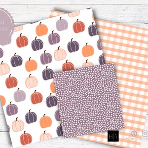 14 Fall Digital Papers, Fall Scrapbook Paper, Fall Backgrounds, Fall ...