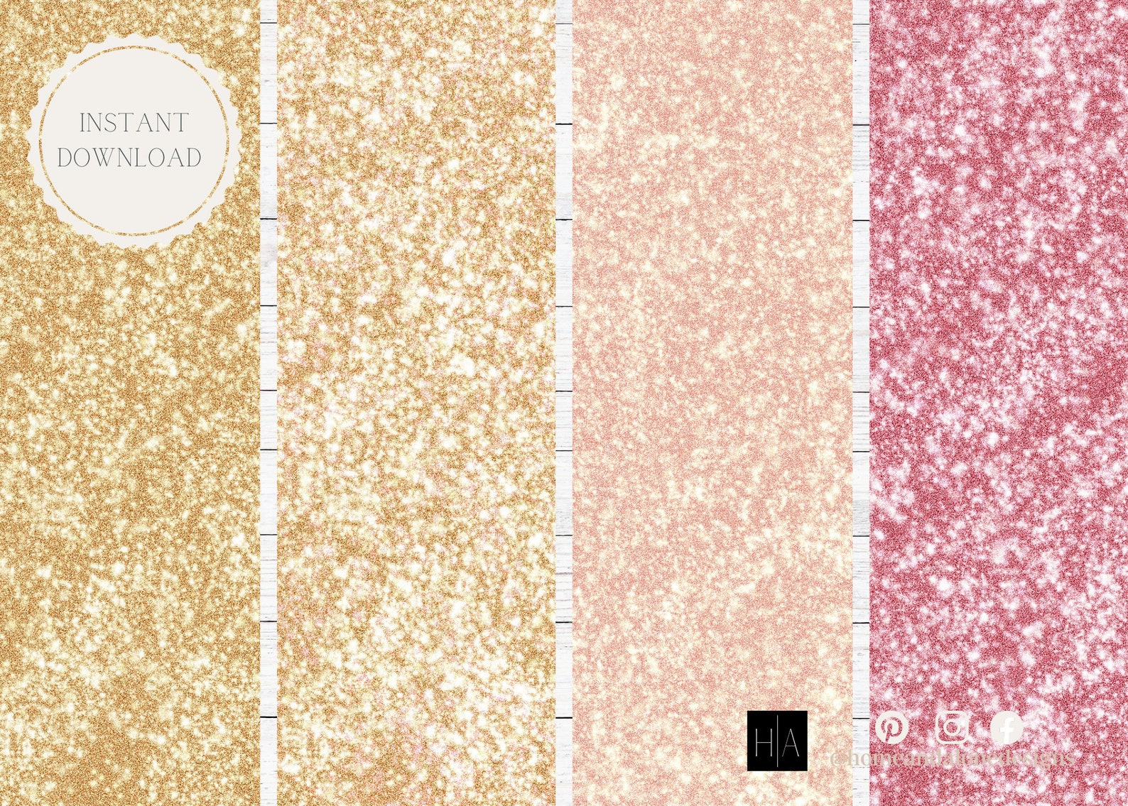 14 Christmas Glitter Digital Papers, Glitter Scrapbook Paper, Glitter ...