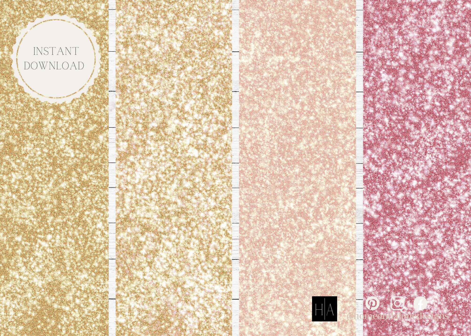 14 Christmas Glitter Digital Papers, Glitter Scrapbook Paper, Glitter ...