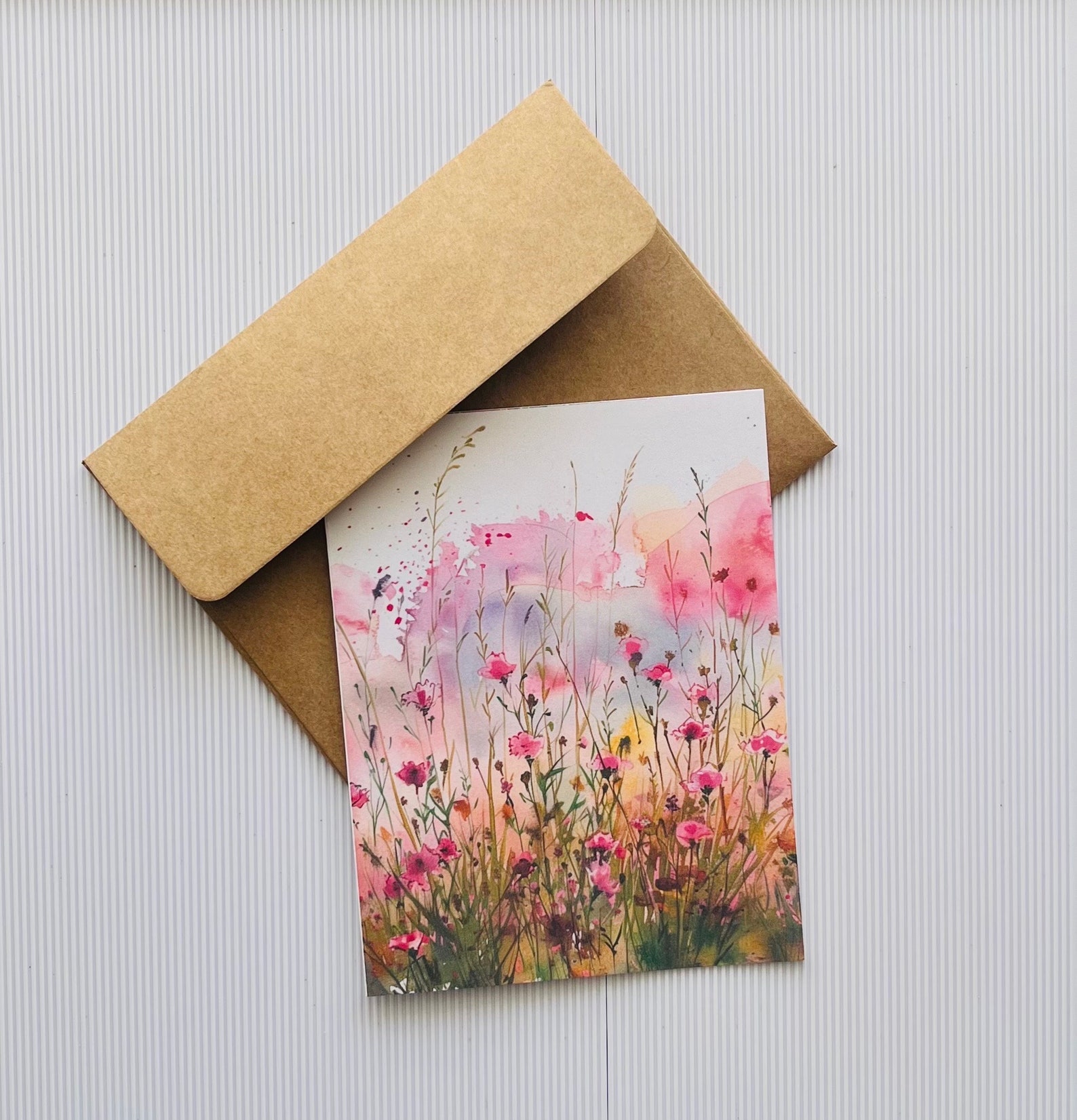 Wildflowers Field Note Cards, Wildflowers Note Cards, Note Cards With ...