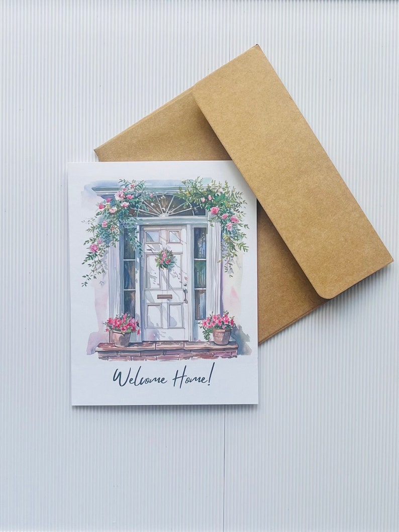 Welcome Home Card, Housewarming Greeting Card, Greeting Cards With ...